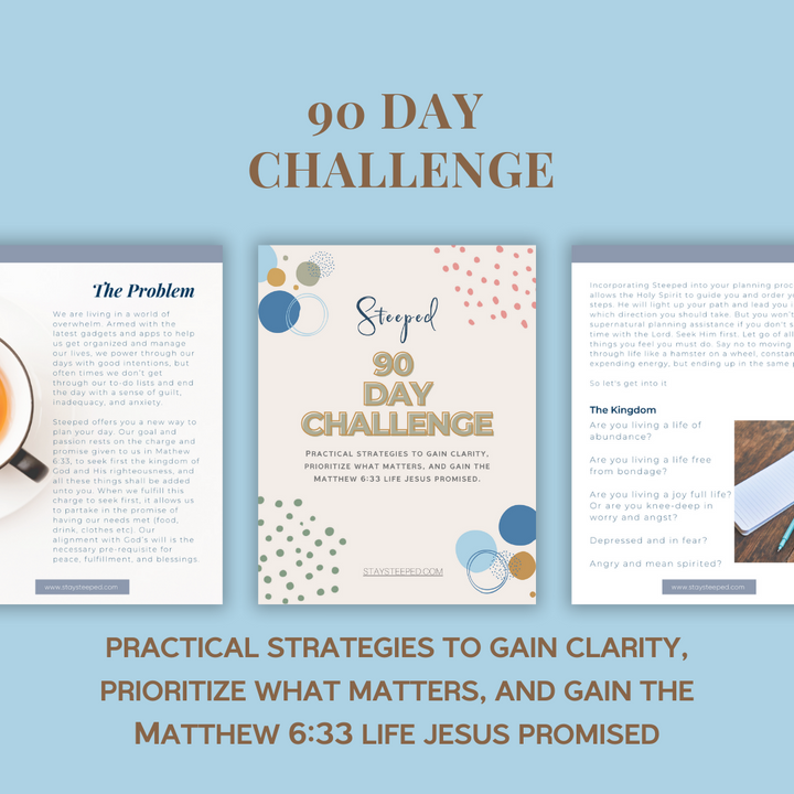 90 Day Challenge Download – Stay Steeped